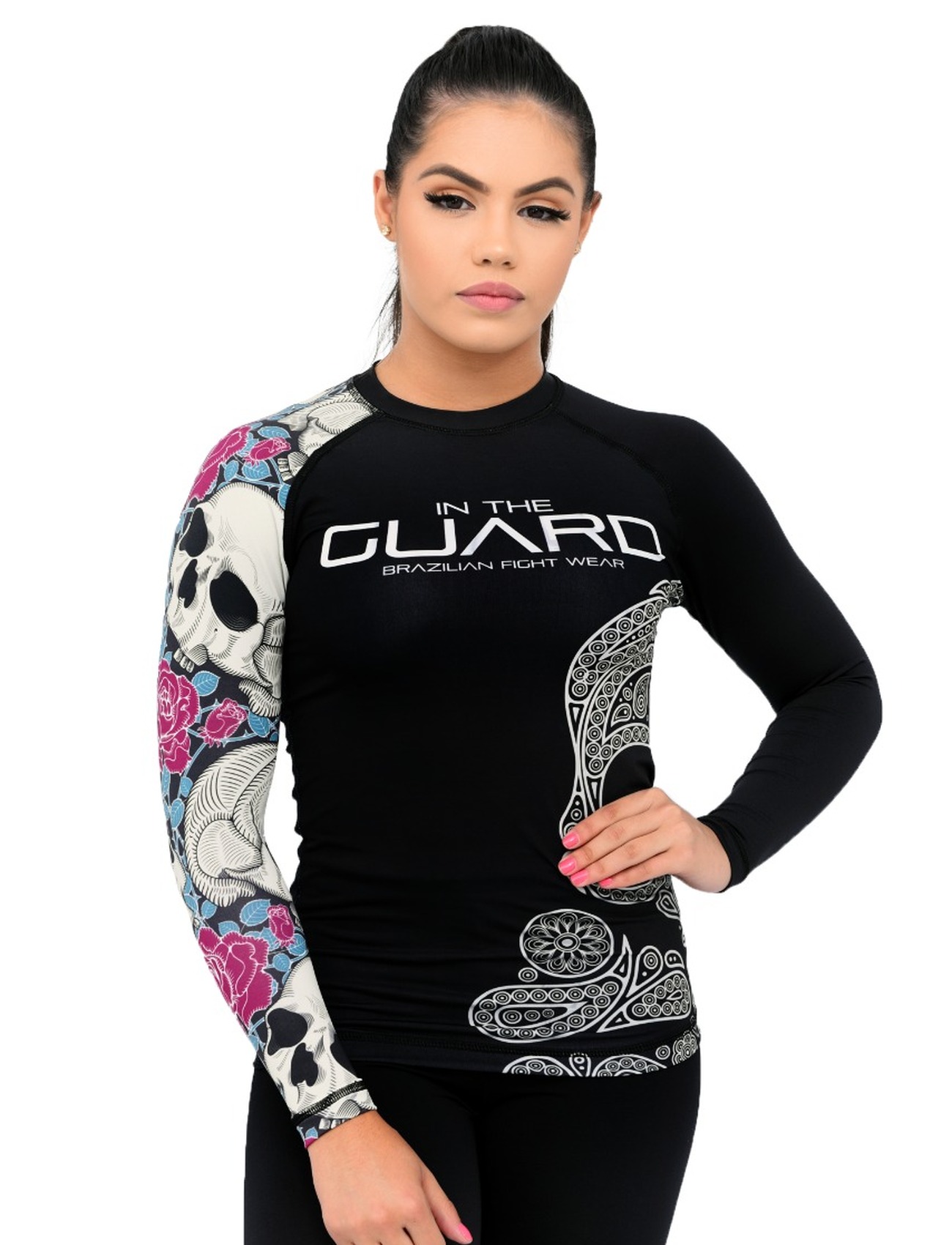 Rash Guard Feminina Skull